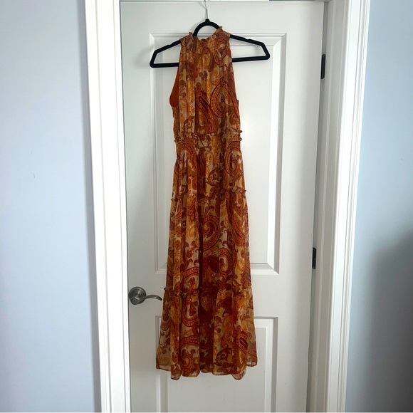 Taylor | Dresses | Nwt Taylor Dresses Xs Paisley Tiered Maxi Dress ...